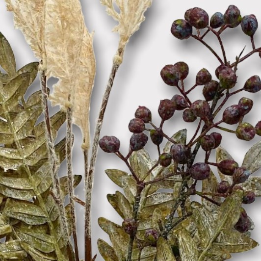 Artificial Faux Foliage & Berry Bundle Green 56cm | Wholesale Dutch ...