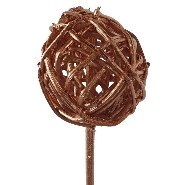 BRUCE BALLS - COPPER 50cm | Decorative Valentines Heart Picks | Florist ...