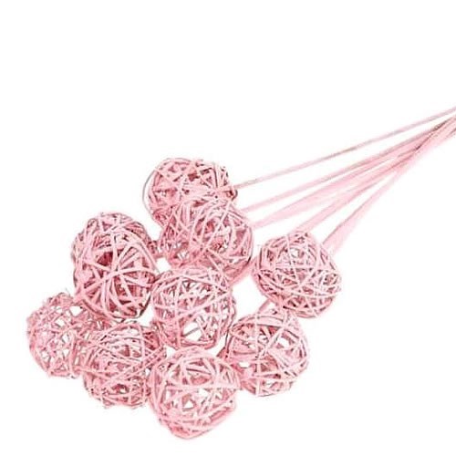BRUCE BALLS - LIGHT PINK 50cm | Decorative Valentines Heart Picks ...