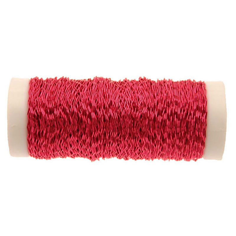 Bullion Wire Raspberry | Florist Supplies | Floristry Wire
