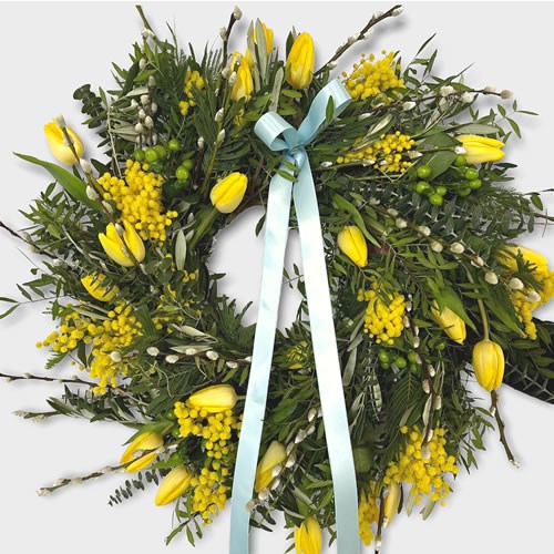 DIY Spring Time Wreath Kit | Cut Flowers UK Wholesale | Florist Supplies