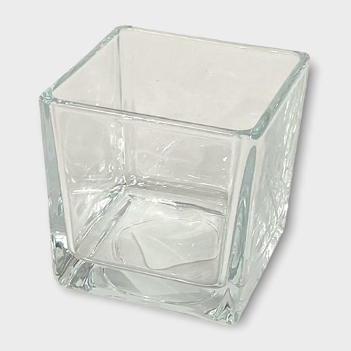 Square Cube Vase Tapered 8cm | Wholesale Dutch Flowers & florist ...