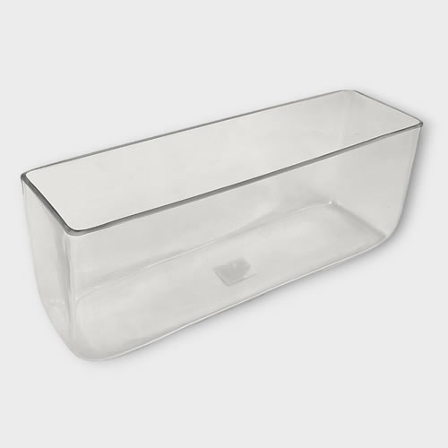 Glass Trough Vase 11x30x9cm | Glassware | Home Decor Wholesale Florist ...