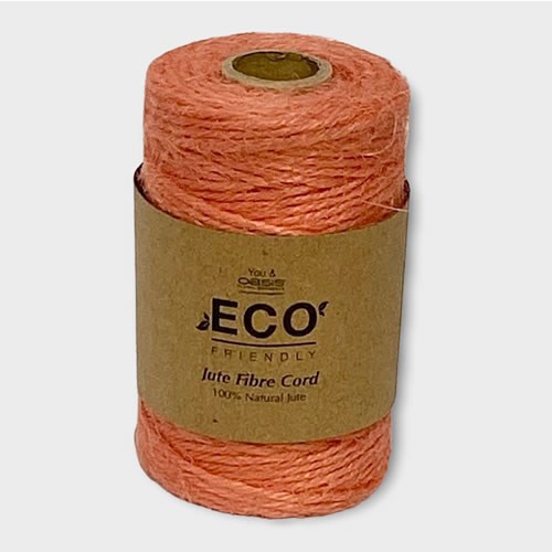 Jute Fibre Cord Twine Peach Pink | Wholesale Dutch Flowers & Florist ...