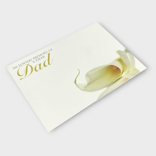 Florists Message Gift Cards Large - ILM Dear Dad Yellow | Cards for ...