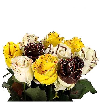 ROSE WAXED CHOCO EASTER MIX 70cm | Wholesale Dutch Flowers & Florist ...