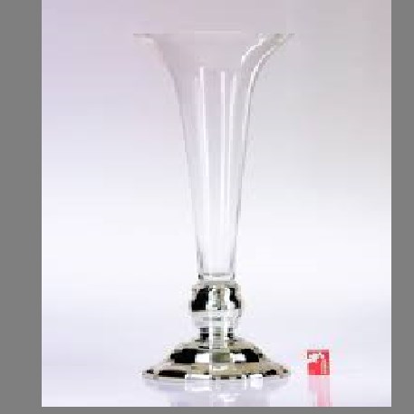 Vase Silver Base Giant Flare 73x26cm - Clearance | Wholesale Dutch ...