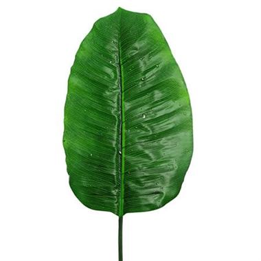 Artificial Banana Leaf with Raindrops | Wholesale Silk Flowers ...