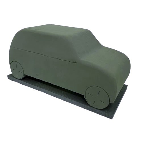 Floral Foam 3D Small Car | Wholesale Flowers & Florist Supplies UK