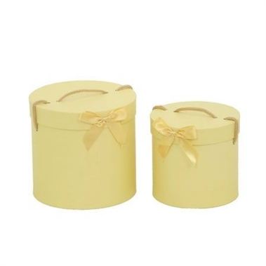Hat Box Set Cream | Wholesale Flowers & Florist Supplies UK