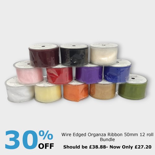 Floristry Ribbon Flash Sale | Organza Ribbons at Cheap Prices ...