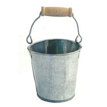 Galvanised Zinc Bucket 13x11cm | Florist Supplies | Triangle Nursery