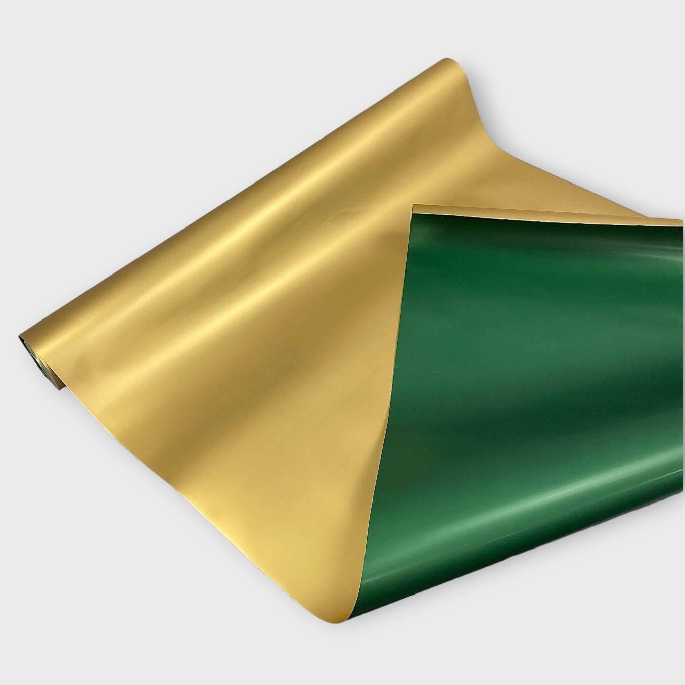 Deluxe Flower Wrap Green & Gold | Wholesale Florist Supplies UK