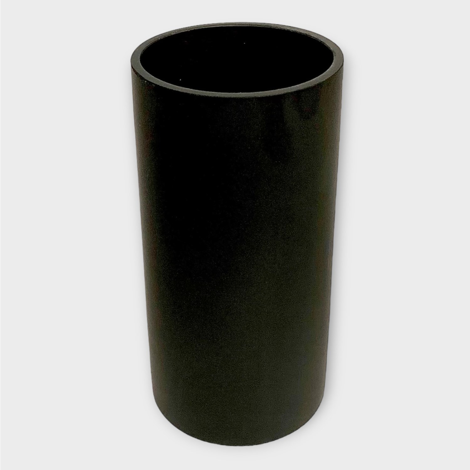 Glass Cylinder Vase Matt Black 20x10cm | Glassware | Home Decor ...