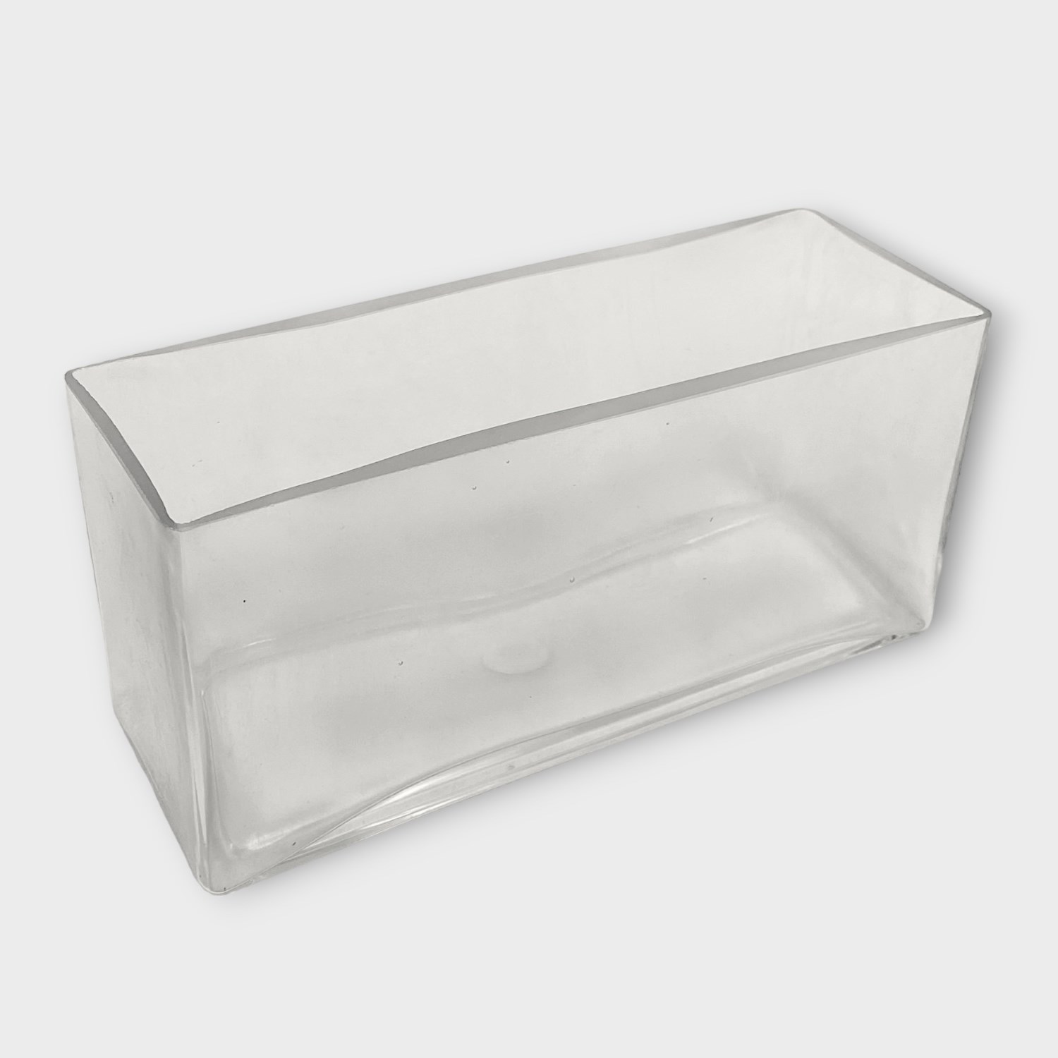 Glass Trough Vase 10x23x8cm | Glassware | Home Decor Wholesale Florist ...