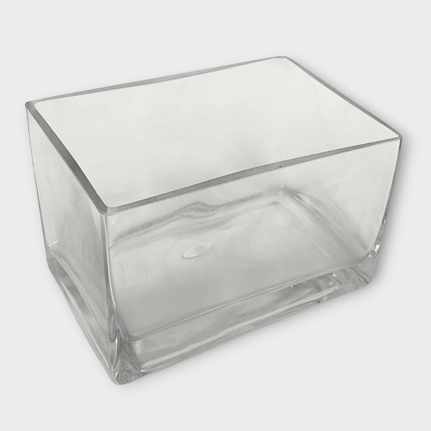 Glass Trough Vase 8x15x10cm | Glassware | Home Decor Wholesale Florist ...