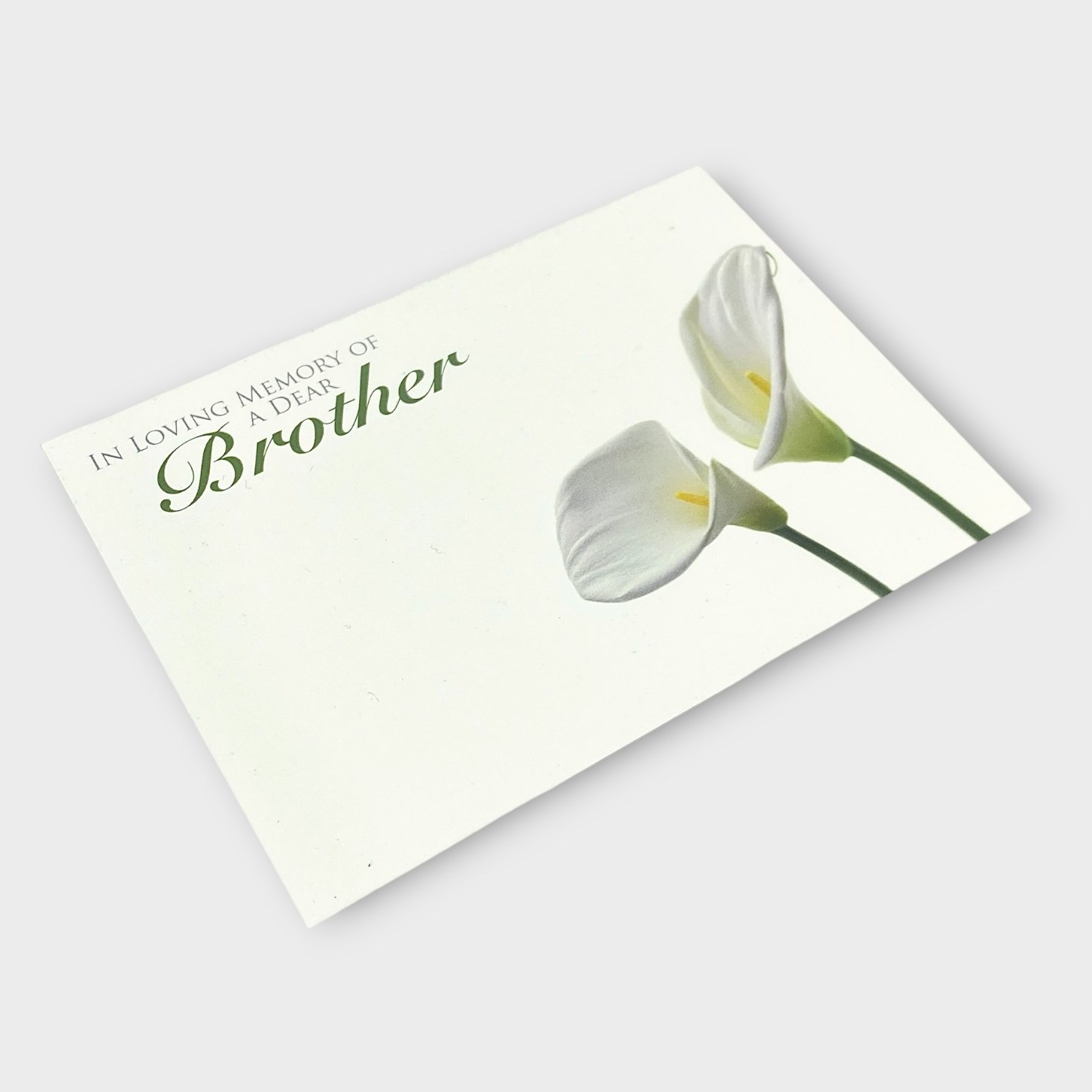 Florists Message Gift Cards Large - ILM Dear Brother Green | Cards for ...