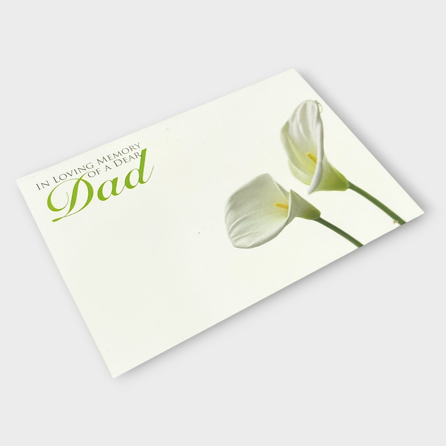 Florists Message Gift Cards Large - ILM Dear Dad Green | Cards for ...