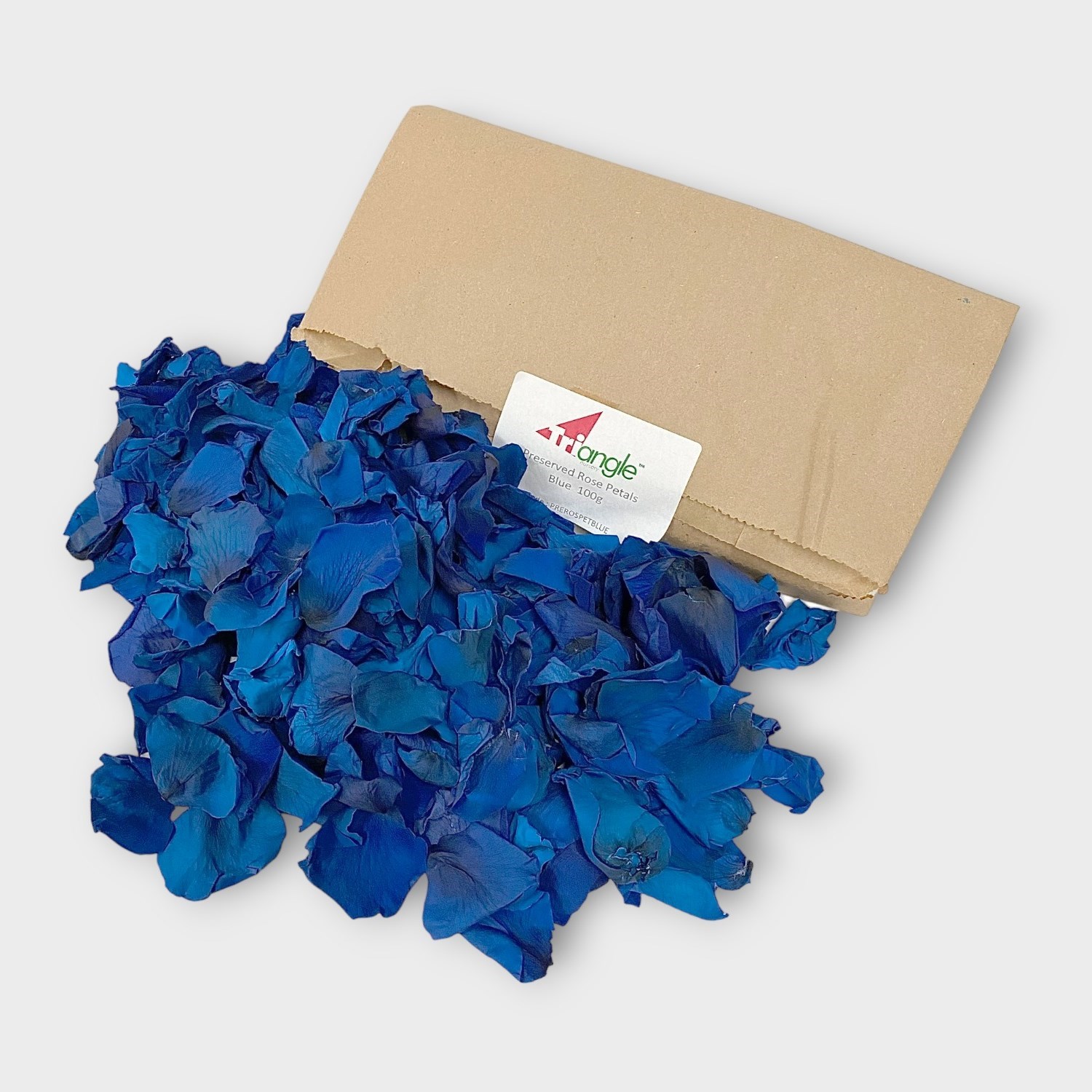Blue rose petals store