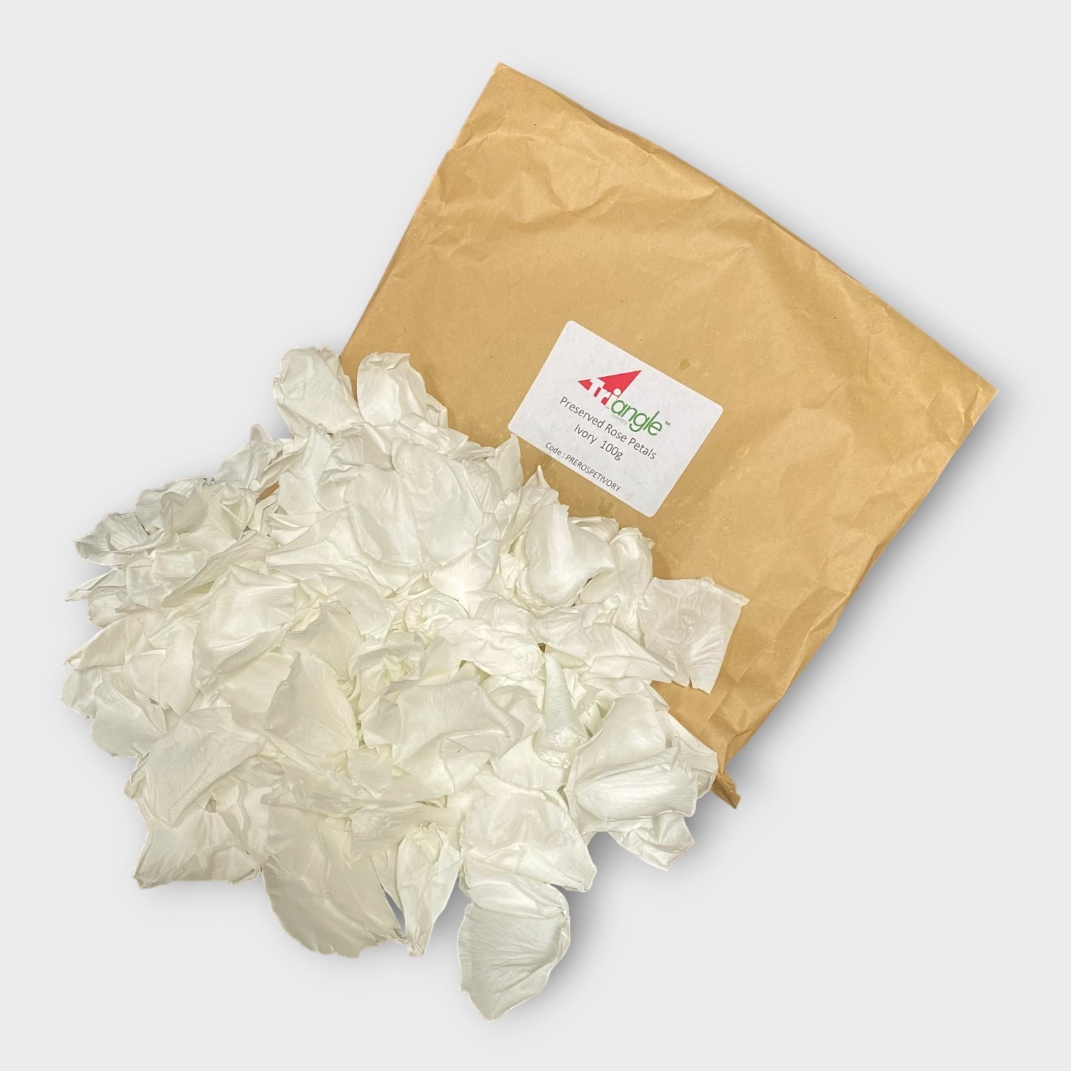 Preserved Rose Petals Ivory | Bio-degradable Confetti | Dried Petal ...
